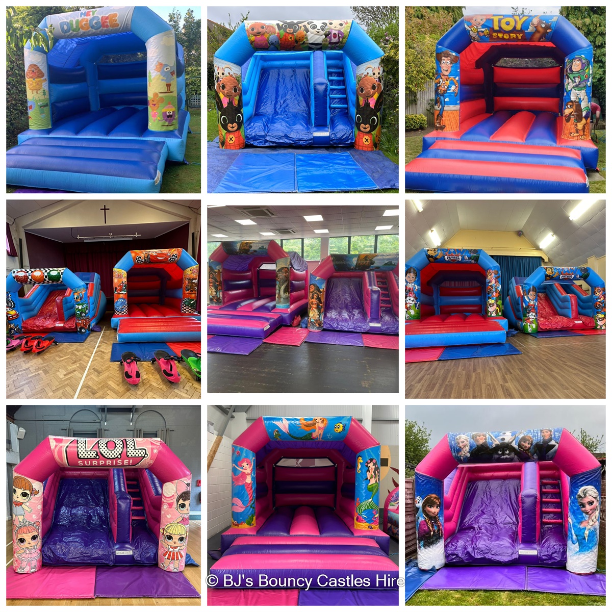*Any Bouncy Castle & JNR Slide* Combo 04 - Bouncy Castles Hire and ...