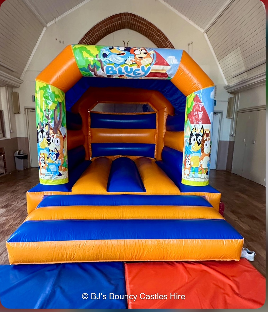 Bluey Bouncy Castle Hire | Addiscombe, Caterham & Oxted