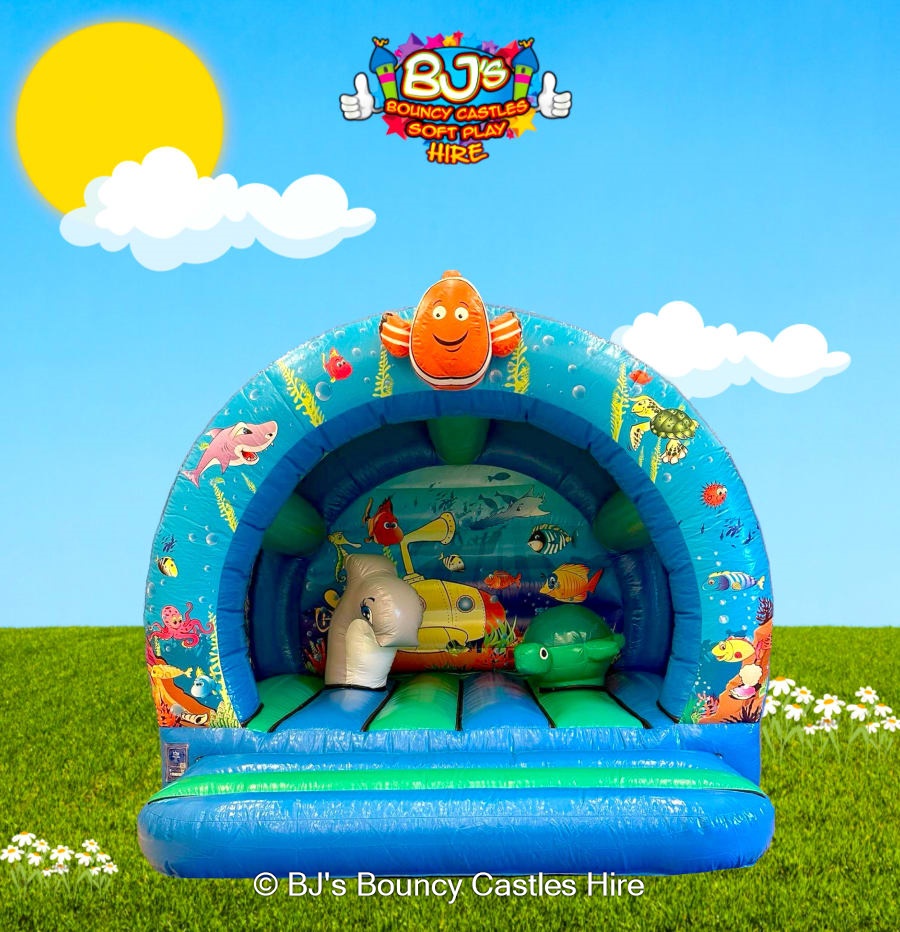 Under The Sea 3D Interactive Bouncy Castle Hire for Kids | BJ’s