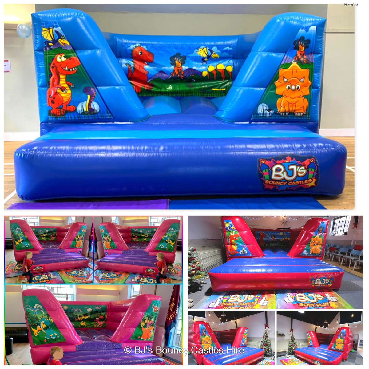 Dinosaur Bouncy Castle Low Height Hire - Orpington Kent