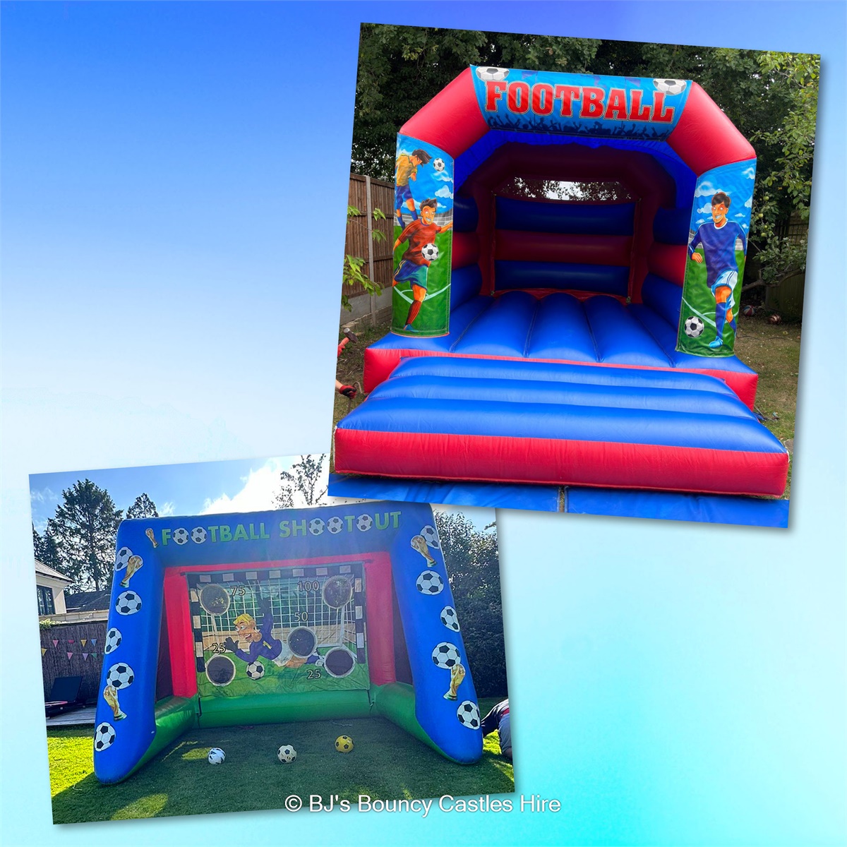 Football Bouncy Castles For Hire | Football Parties | Football Darts
