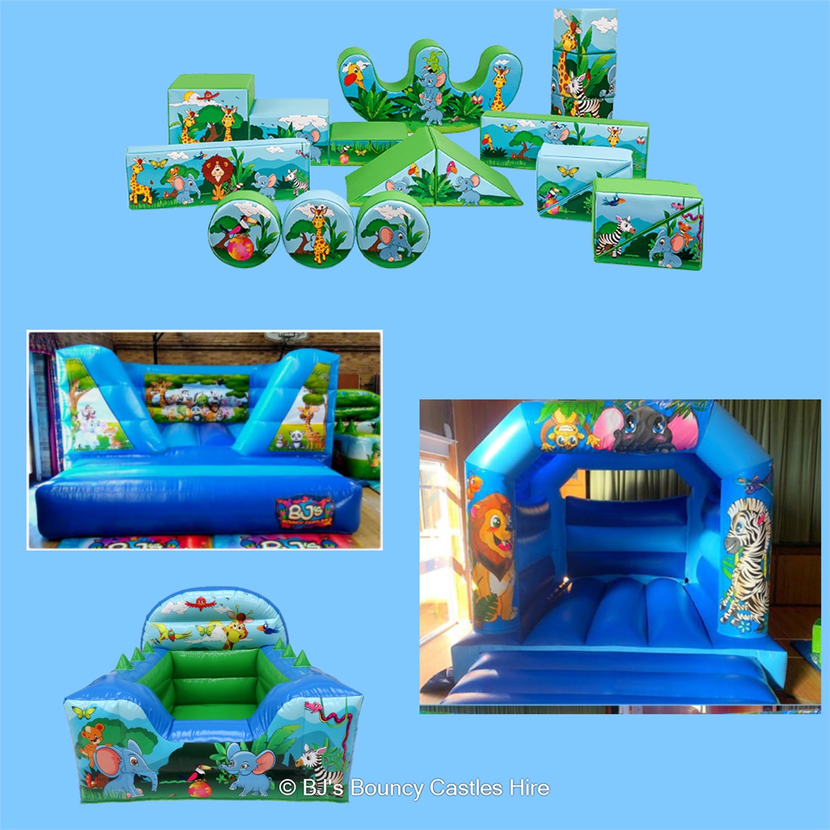 Jungle Babies Soft Play Package 05 - Bouncy Castles Hire and Event Hire ...