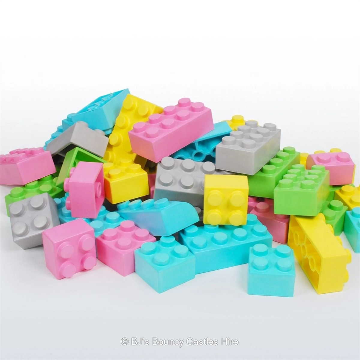 Lego Pastel Giant Blocks For Hire - Bouncy Castles Hire and Event Hire ...