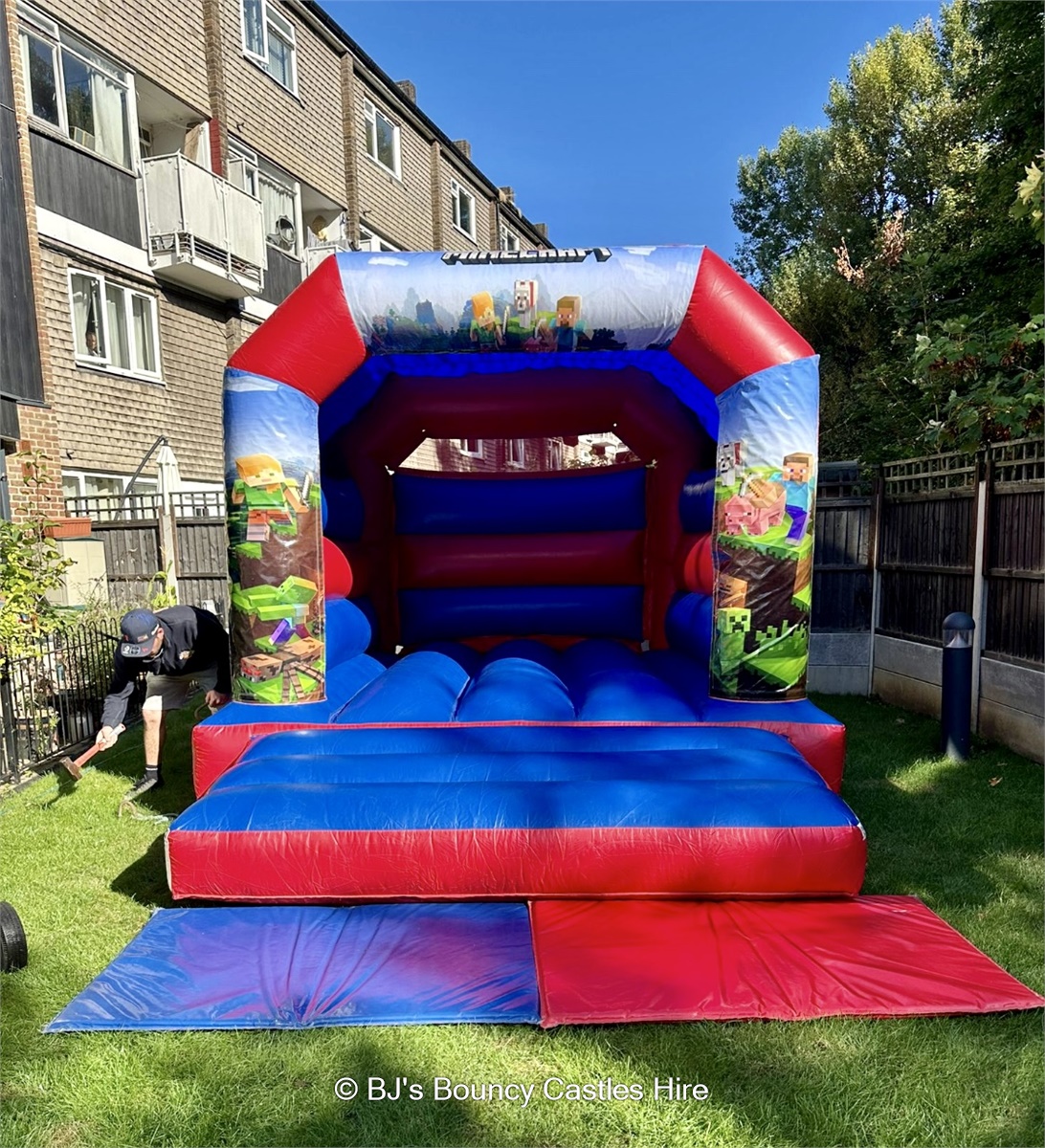 Minecraft Bouncy Castle Hire | Bromley, Croydon, Orpington