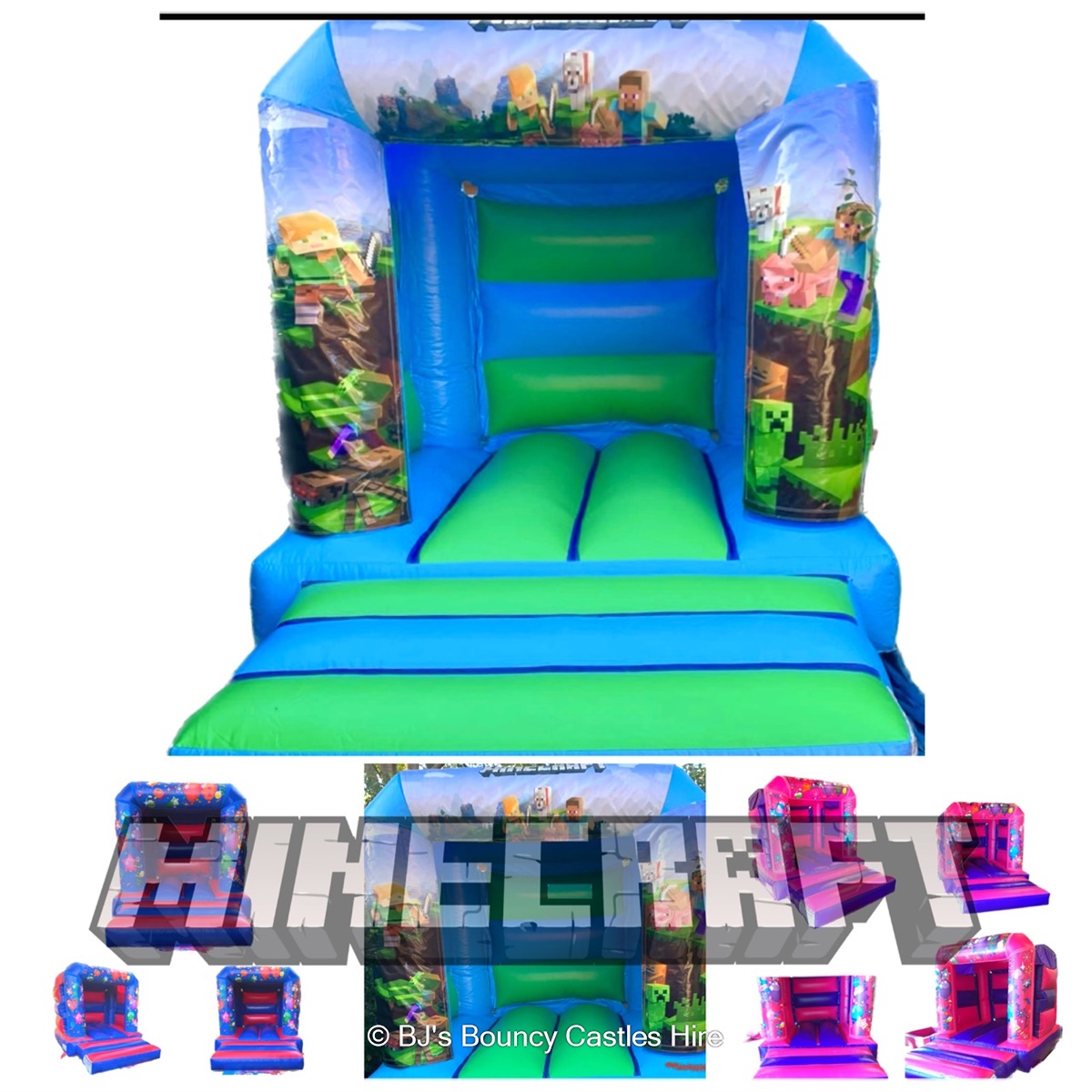 Minecraft Mini Bouncy Castle | Fun for Kids Under 8