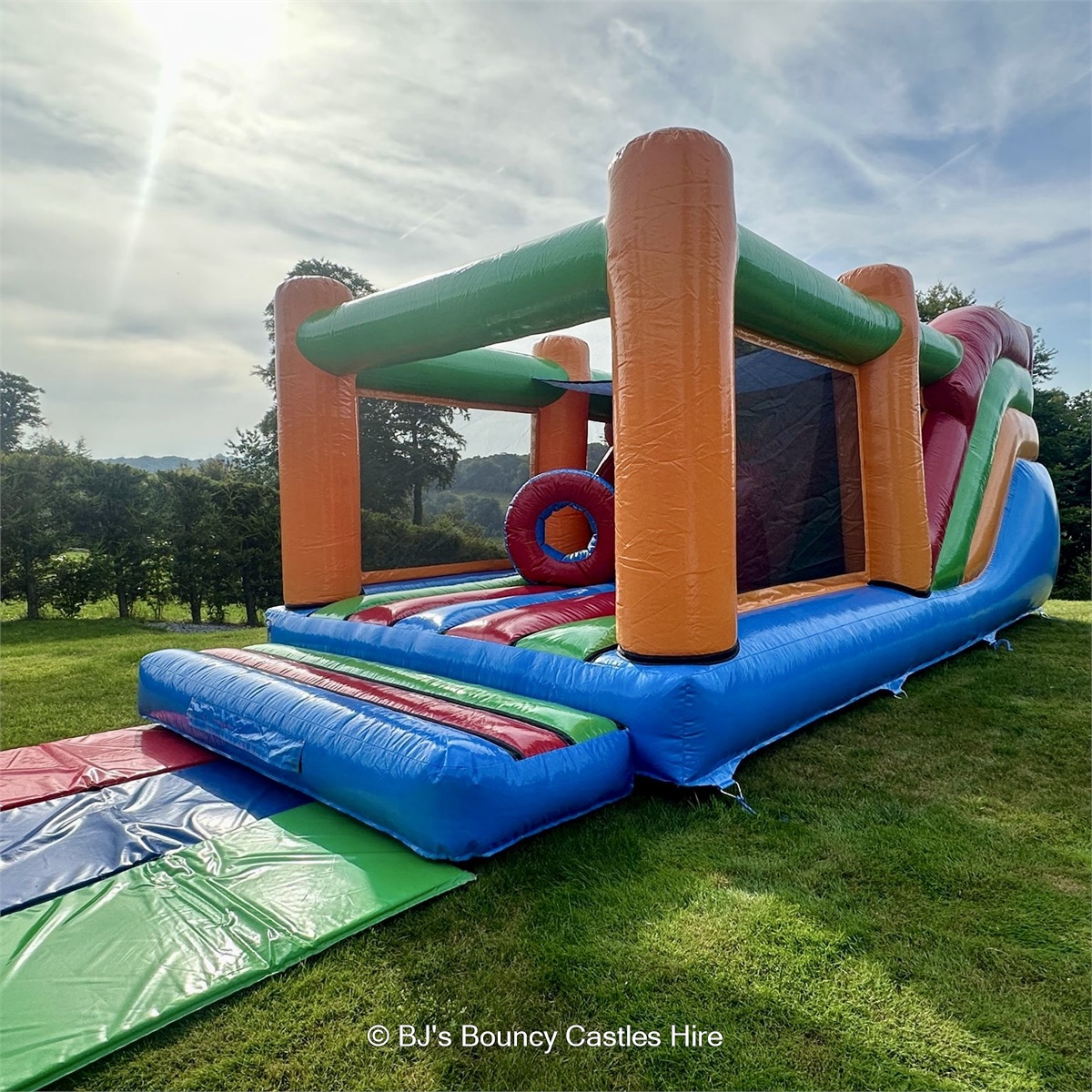 *NEW* Activity Rainbow Jump & Slide Obstacle - Bouncy Castles Hire and ...