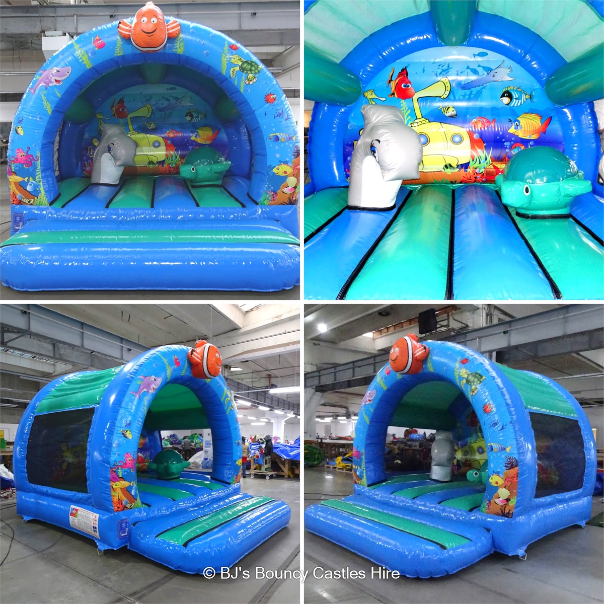 Under The Sea 3D Interactive Bouncy Castle Hire for Kids | BJ’s