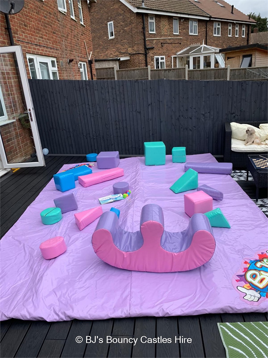 Pastel Mixed Colour Soft Play Package 01 - Bouncy Castles Hire and ...