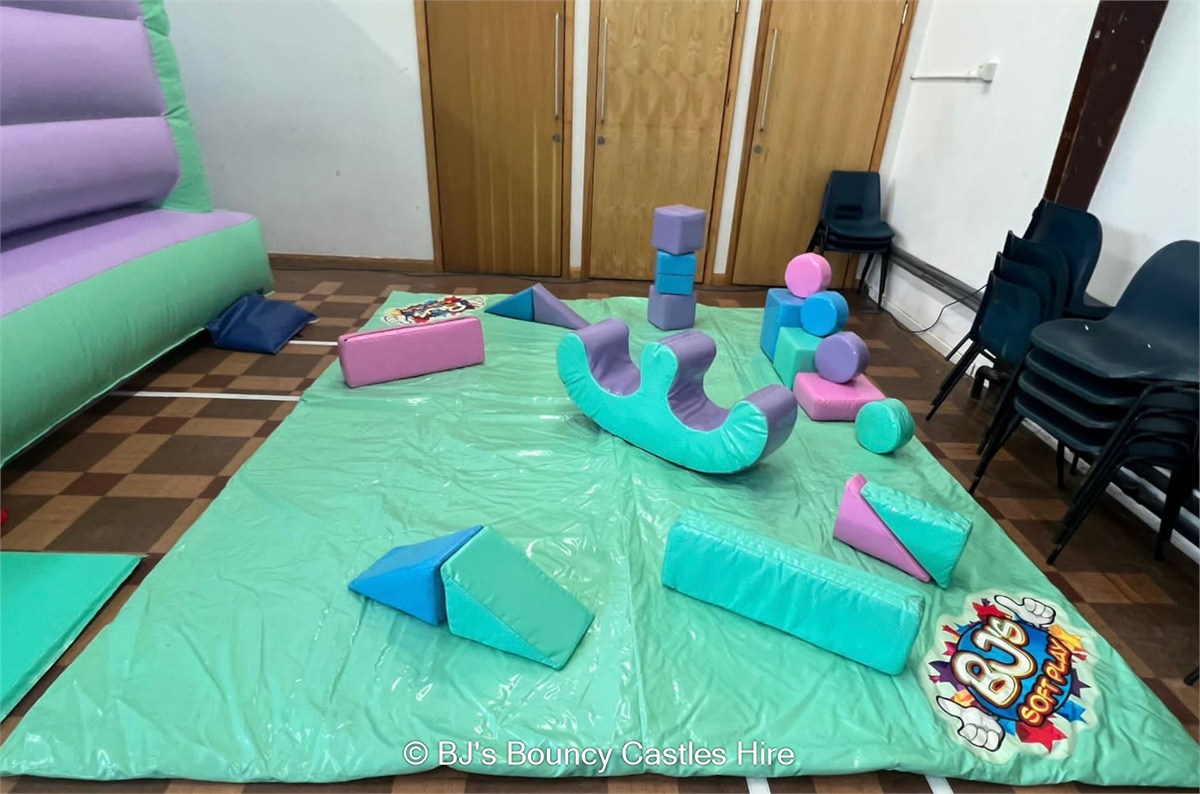 Pastel Mixed Colour Soft Play Package 01 - Bouncy Castles Hire and ...