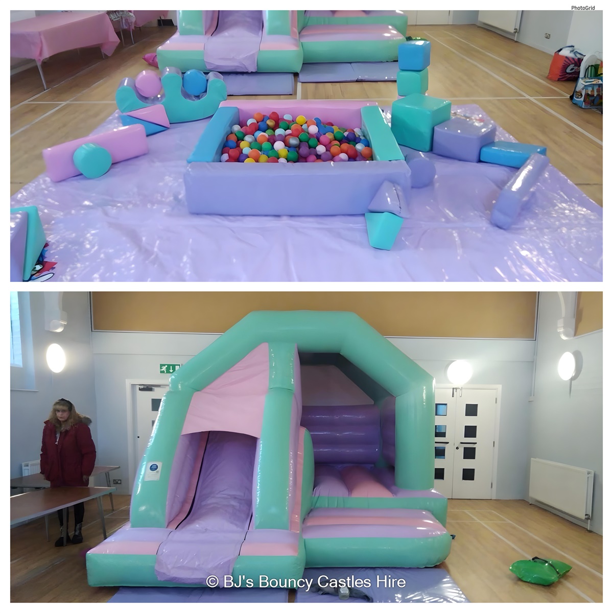 Pastel Mixed Colours - Bouncy Castles Hire and Event Hire in Croydon Surrey, Bromley, Sevenoaks ...