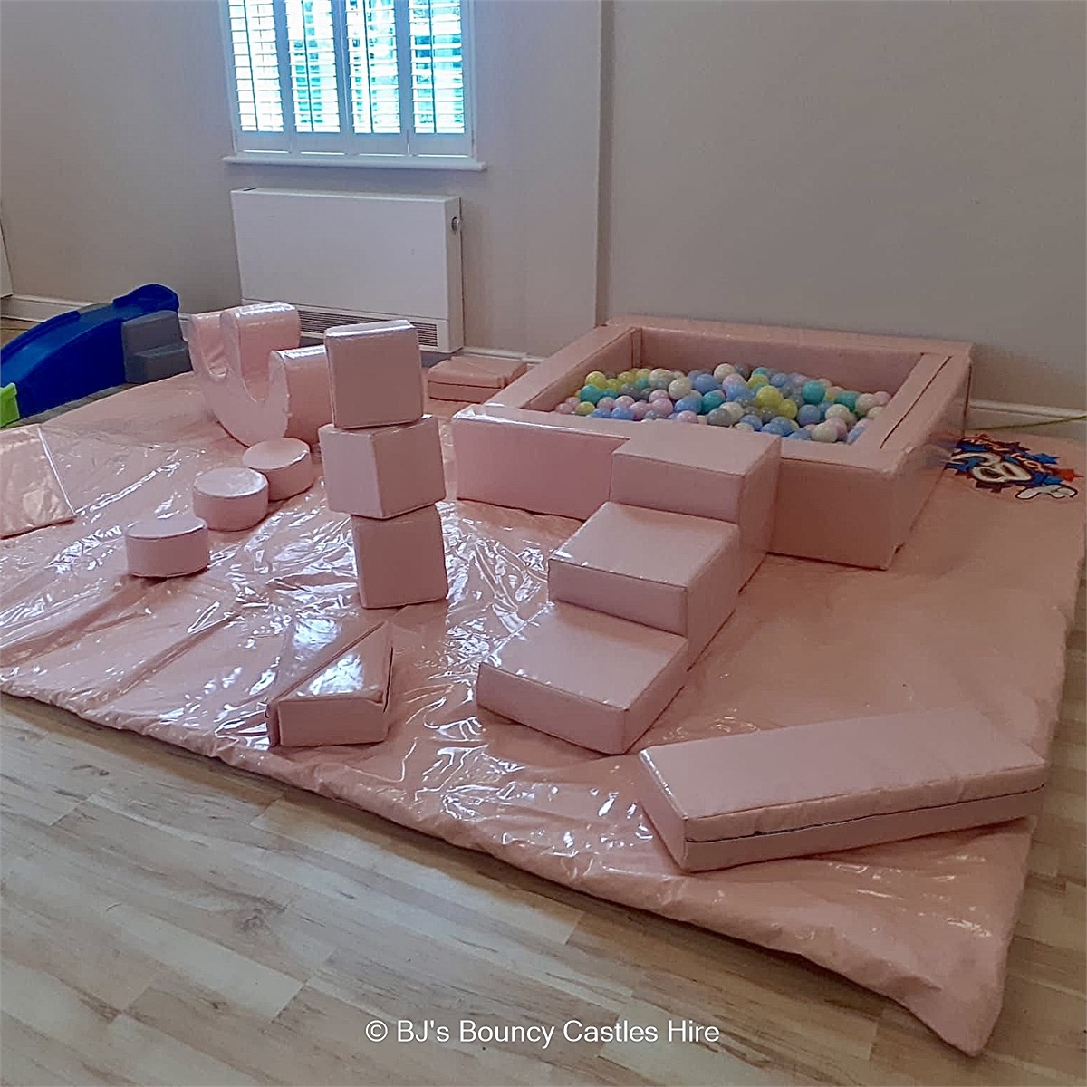 Pastel Peach Soft Play Package 02 - Bouncy Castles Hire and Event Hire in Croydon Surrey ...