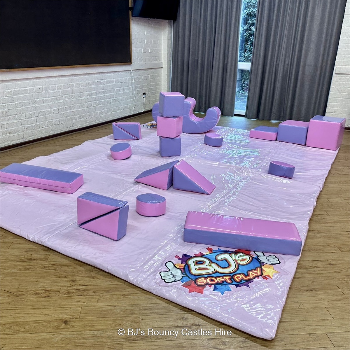 Pastel Pink & Lilac Soft Play Package 01 (INSIDE ONLY) - Bouncy Castles ...
