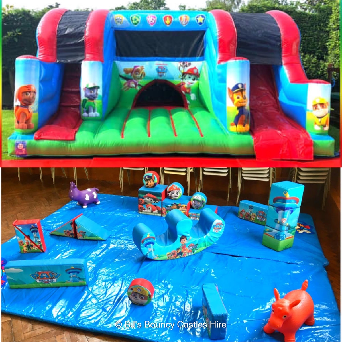 Paw Patrol Bouncy Castle Hire | Paw Patrol Soft Play Hire Bexley Kent