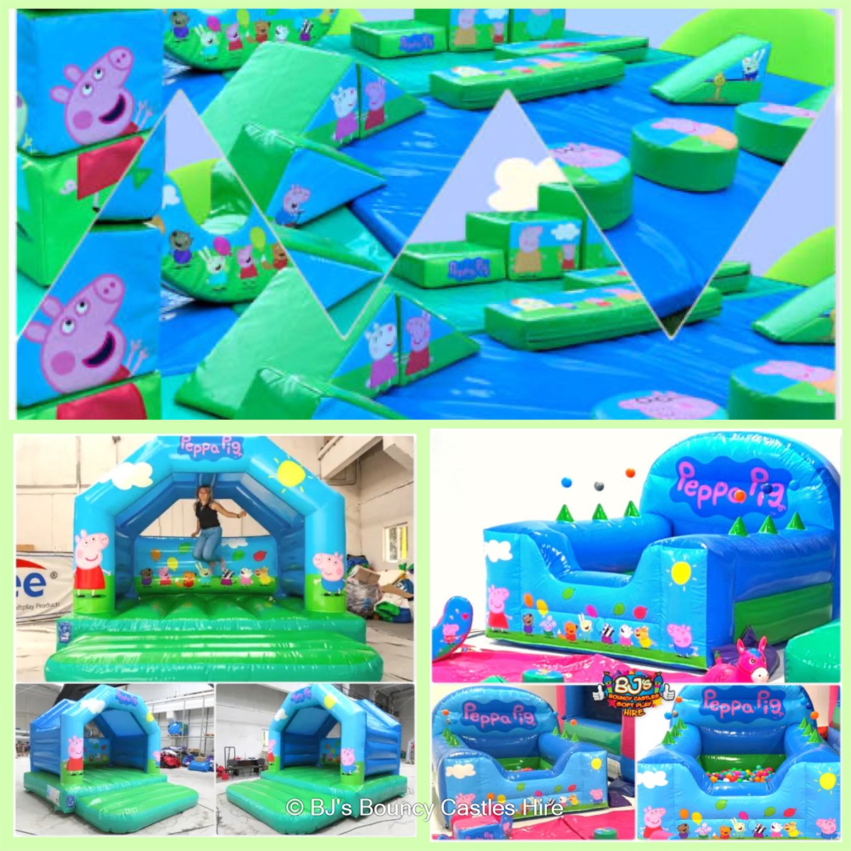 Peppa Pig Soft Play Green Package 05 - Bouncy Castles Hire and Event ...