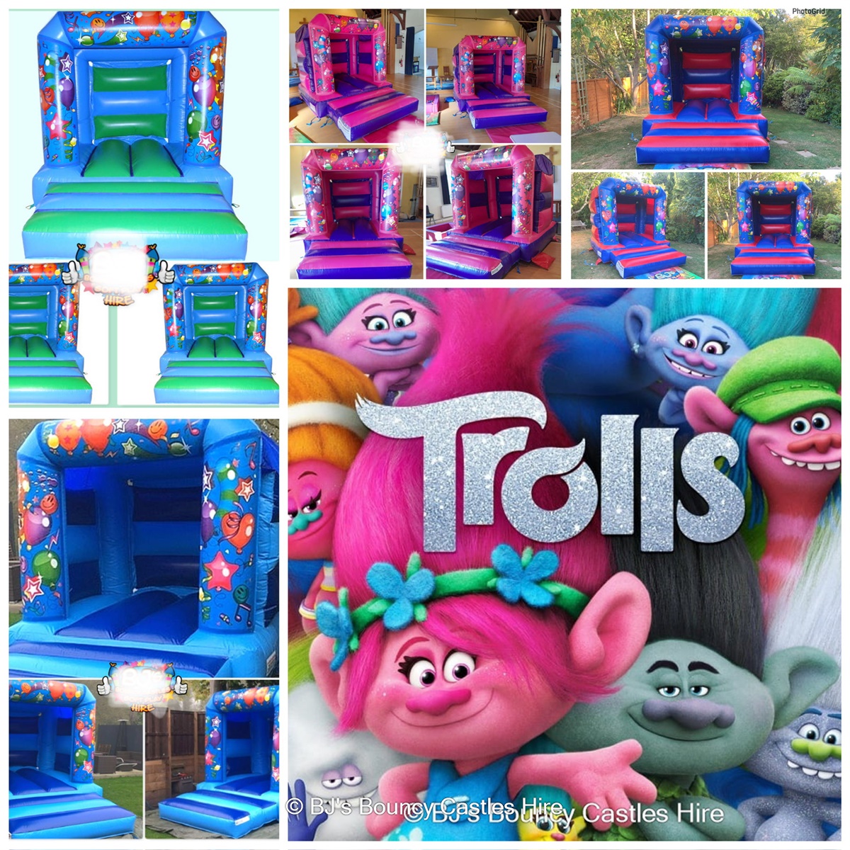 Trolls Bouncy Castle Hire | Bounce & Slides | Croydon, Bromley, Bexley